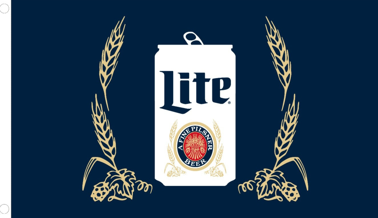 Miller Light (Logo) – Kick Ass Flags