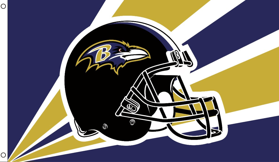 Baltimore Ravens Helmet – Kick Ass Flags